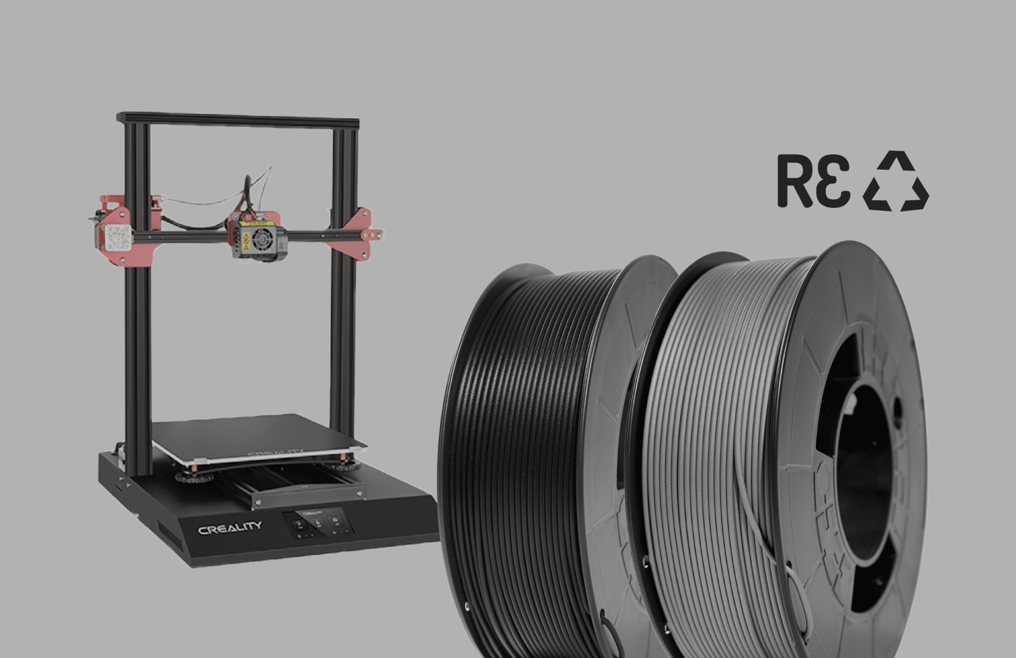 Filamento 3D reciclado PLA-HD-RE