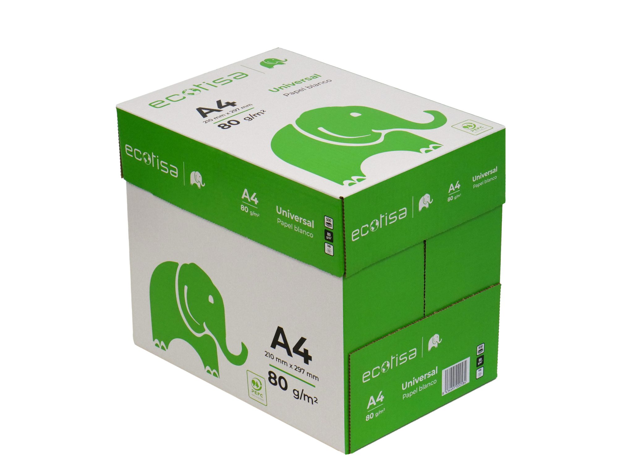 Caja de Folios A4 ECOTISA 80gr - Mejor Precio - Fotocopiadora